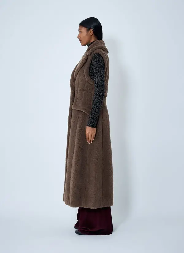 Max Mara Double-breasted Fleece Gilet