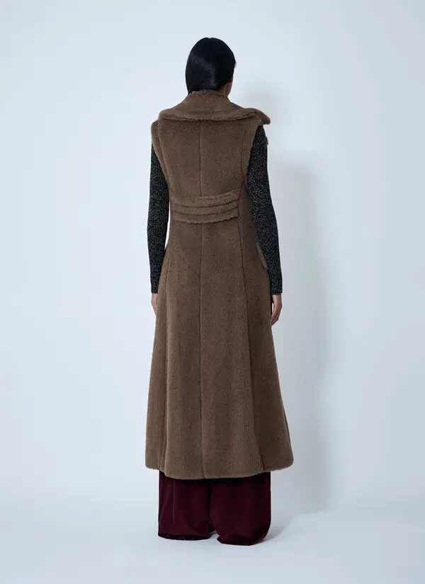 Max Mara Double-breasted Fleece Gilet