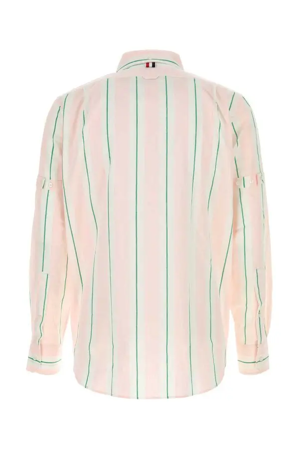 Thom Browne Embroidered Cotton Shirt