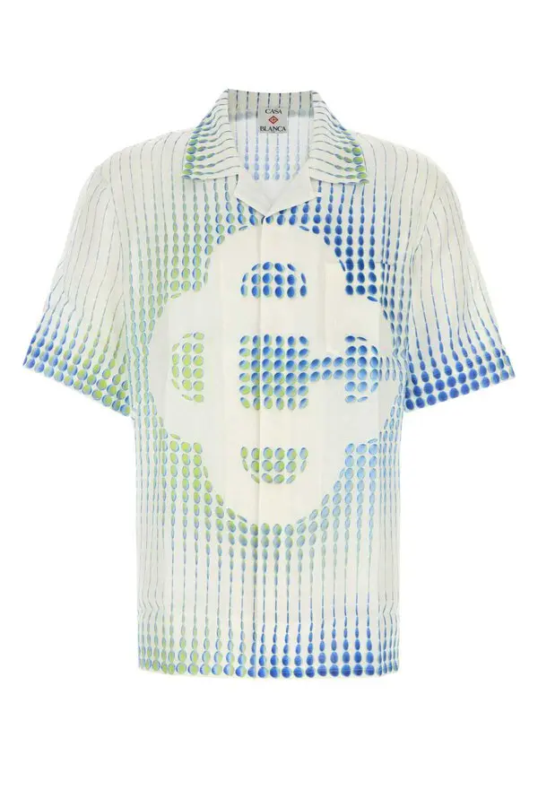 Casablanca Printed Linen Shirt