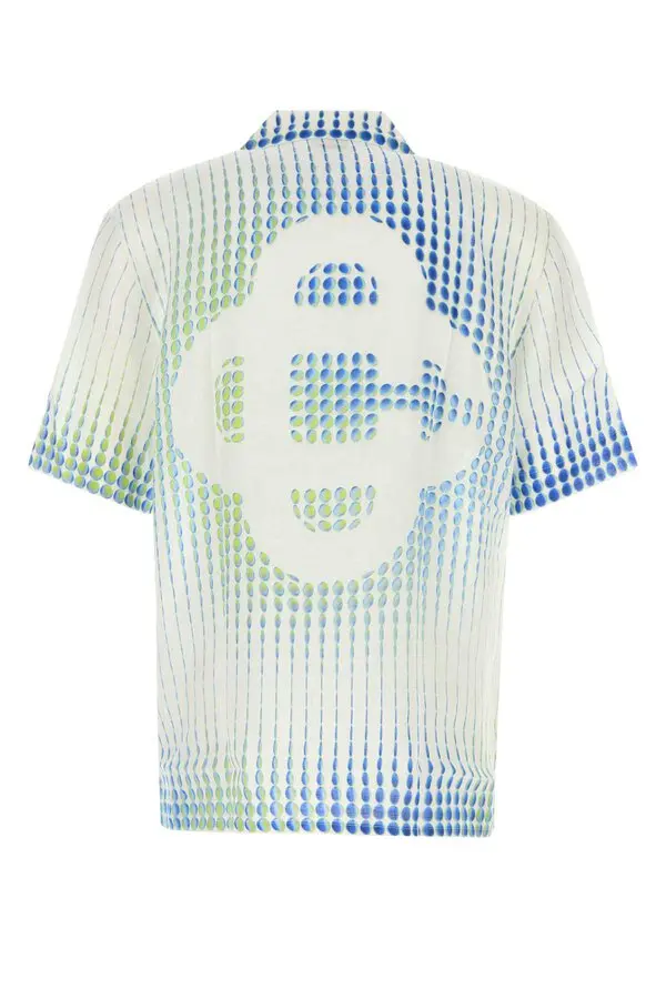 Casablanca Printed Linen Shirt