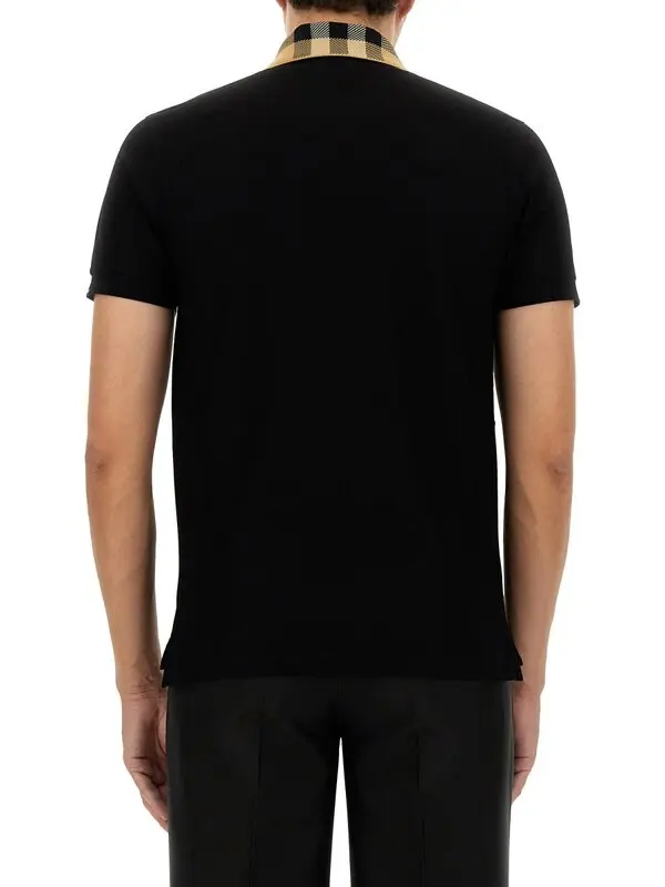 Burberry Cotton Polo - Black