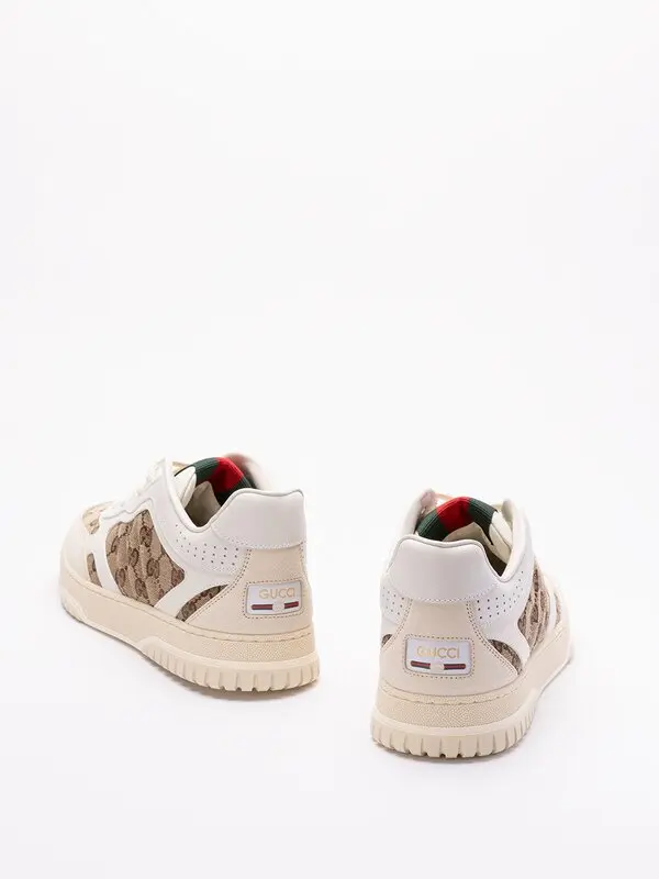Gucci Re-web Sneakers With Gg Canvas - Multicolor