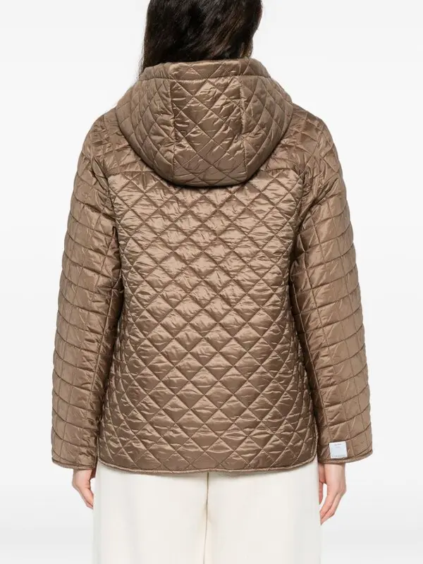 Max Mara Padded Quilted Blouson Jacket - Multicolor