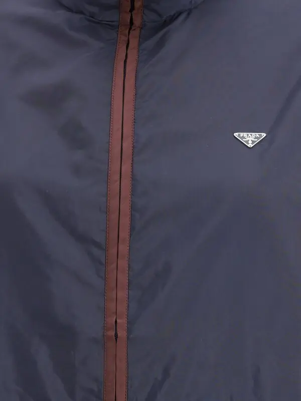 Prada Re-nylon Blouson - Blue