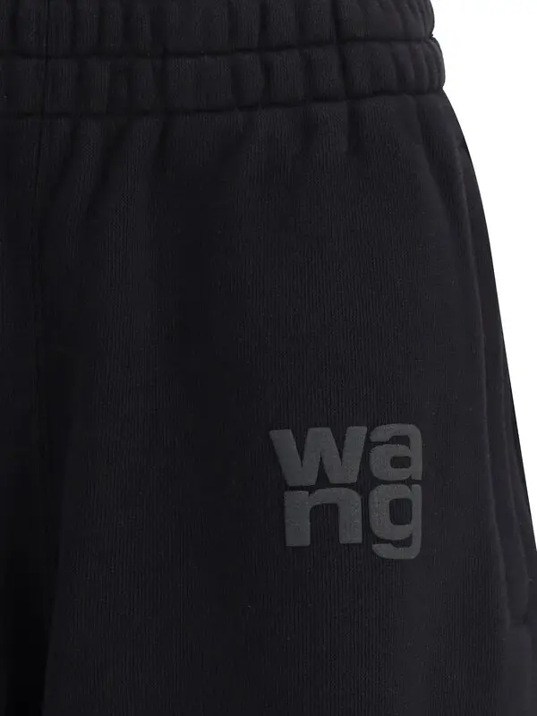 Alexander Wang Puff-print Logo Sweatpants