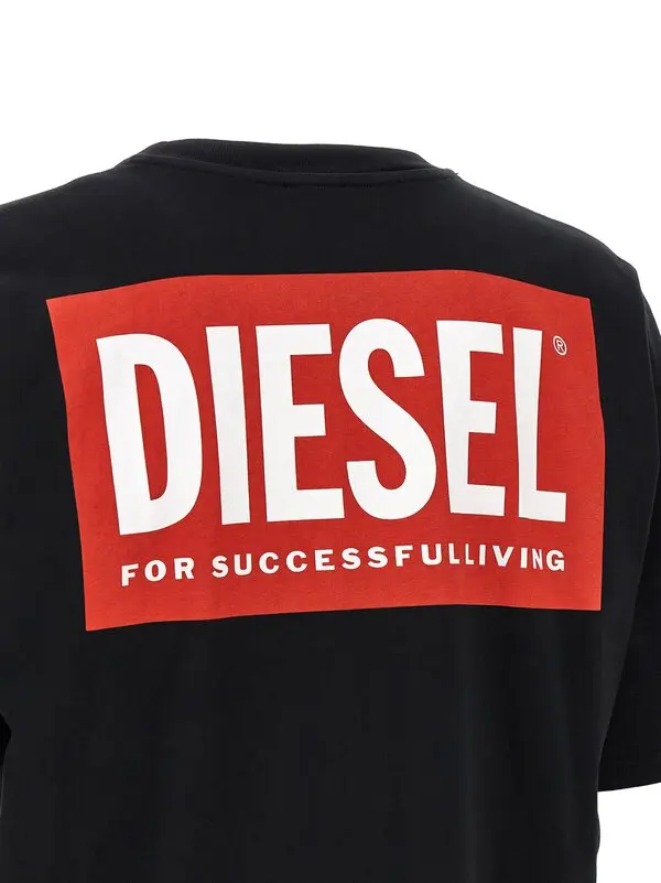 DIESEL® T-boxt-bisk' T-shirt - Black