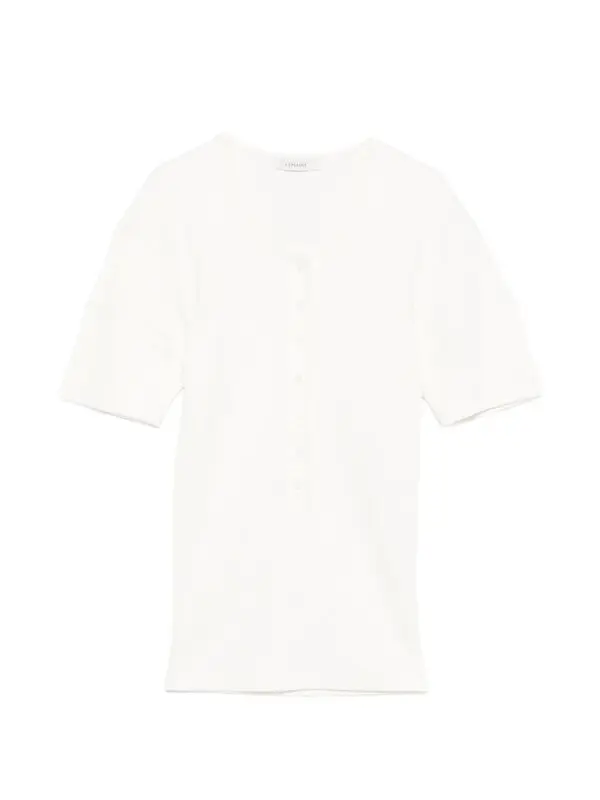 LEMAIRE Cotton And Linen T-shirt - Multicolor