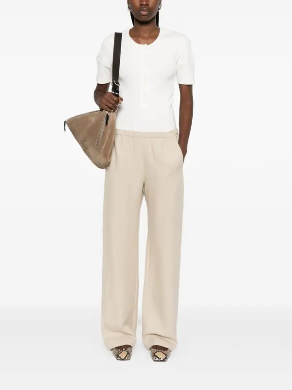 LEMAIRE Cotton And Linen T-shirt - Multicolor