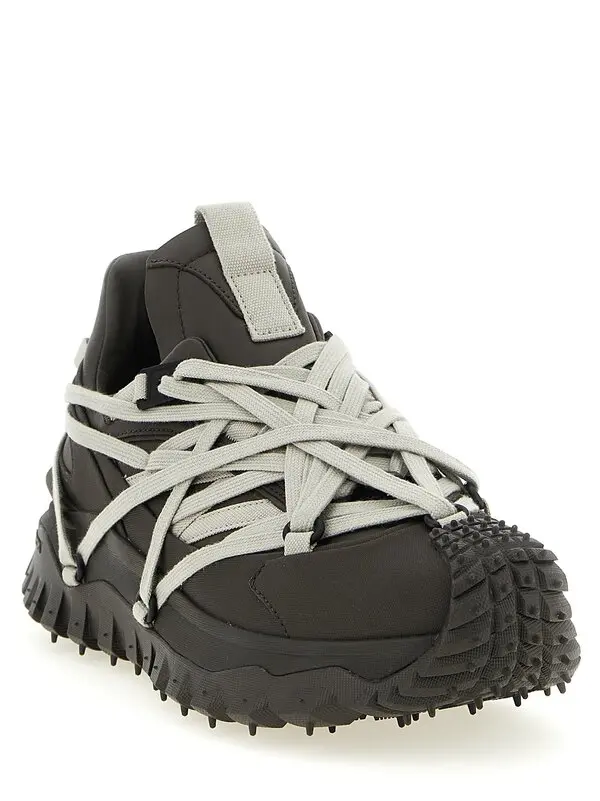 Rick Owens Moncler + Trailgrip Megalace Lace-up Sneakers - Brown