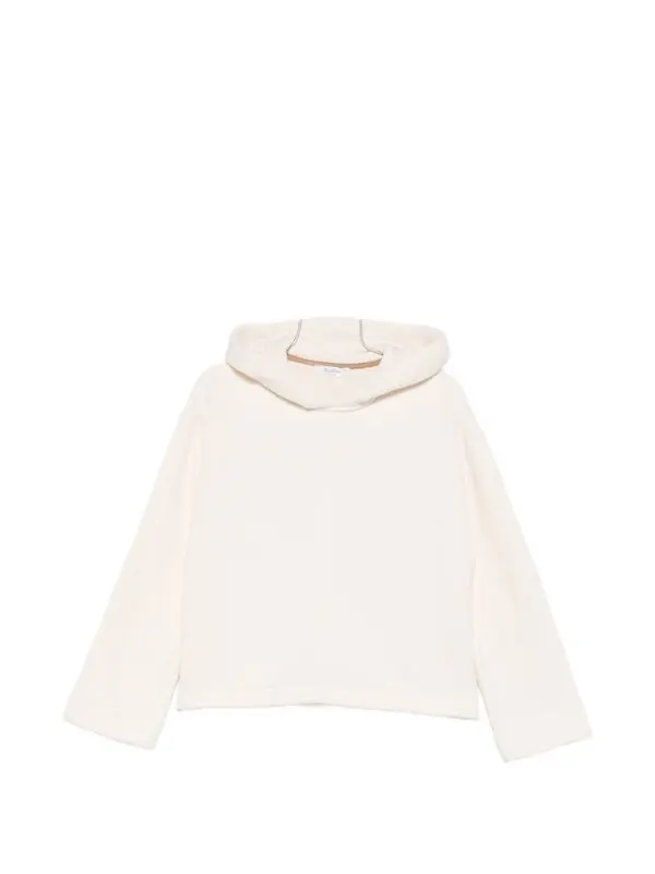 Max Mara Logo Cotton Hoodie - Multicolor