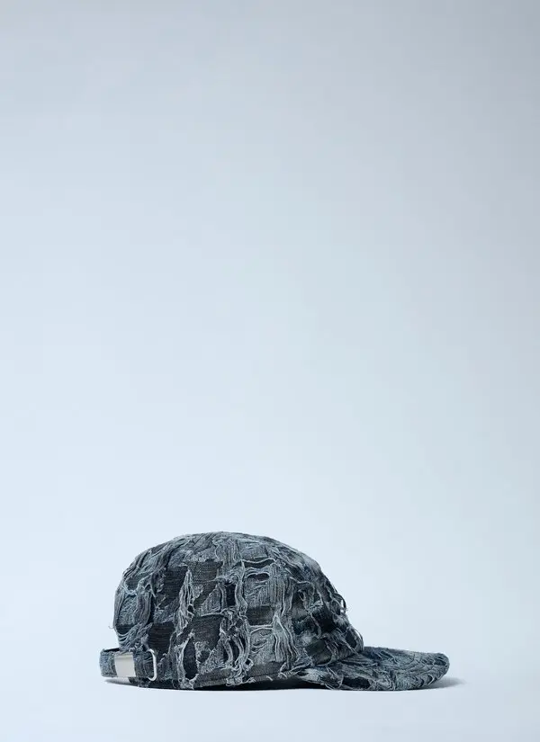 DIESEL® Distressed Denim Baseball Cap