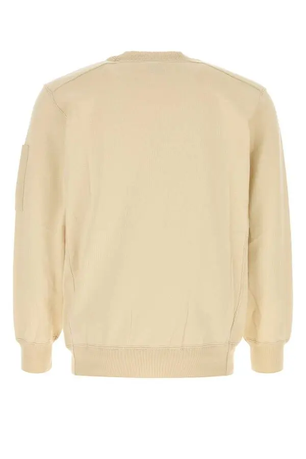 C.P. COMPANY Sand Cotton Sweater - Brown