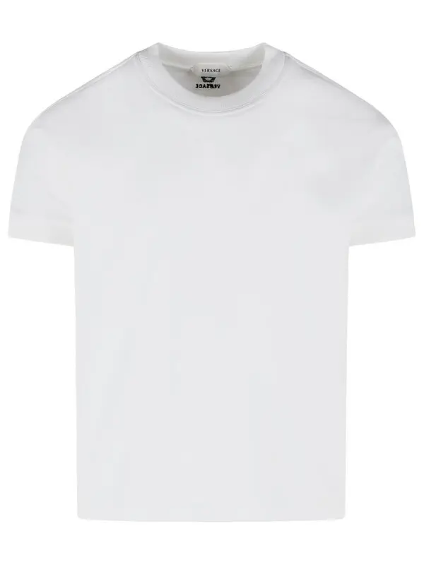 Versace Stretch Cotton T-shirt - White