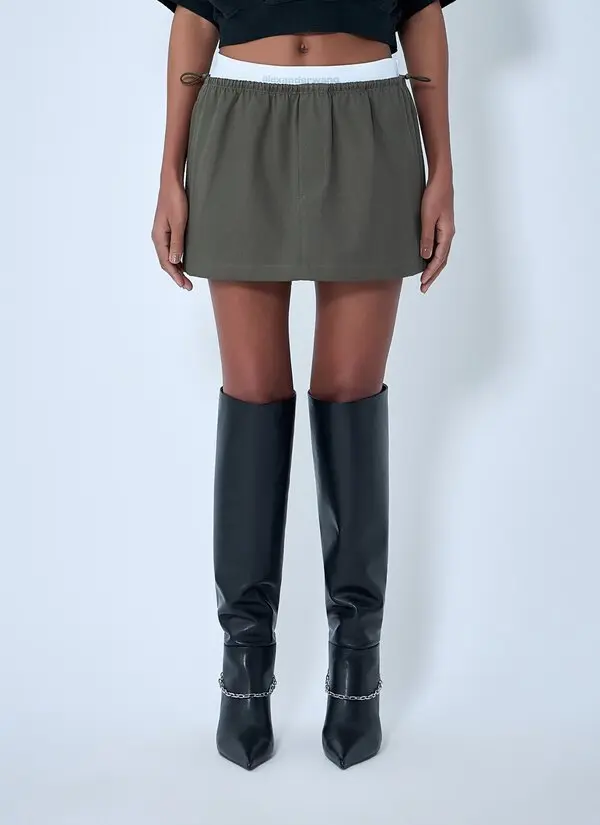 Alexander Wang Elasticated Waist Mini Skirt