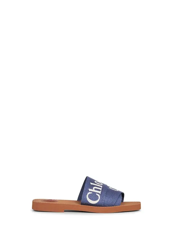 Chloé Woody Flat Sandals - Multicolor