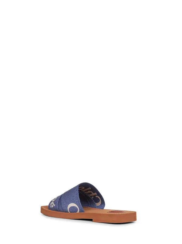 Chloé Woody Flat Sandals - Multicolor