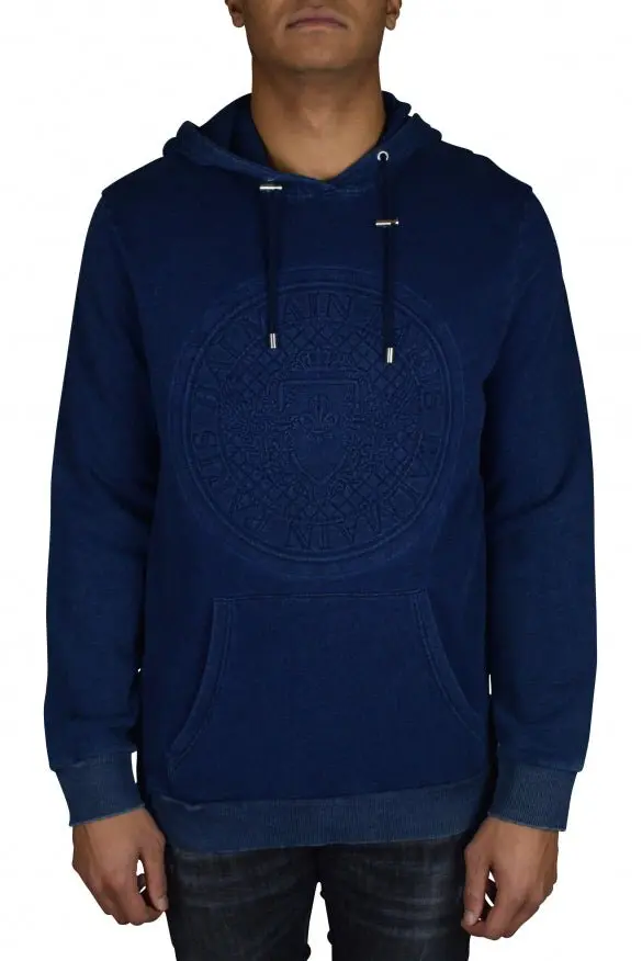 Balmain Sweatshirt With Embossed Logo