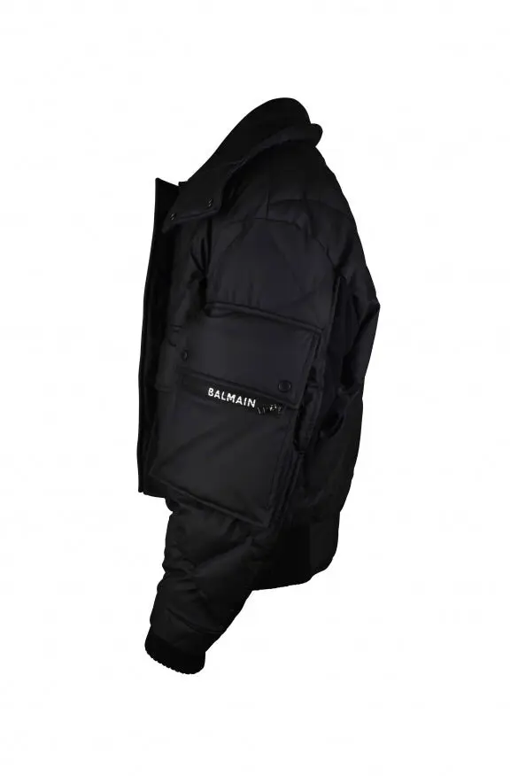 Balmain Quilted Down Jacket