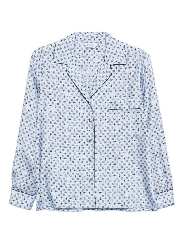 Max Mara Paisley Print Silk Shirt - Multicolor