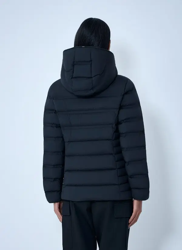 Moncler Alete Padded Quilted Hooded Zip-up Jacket - Black