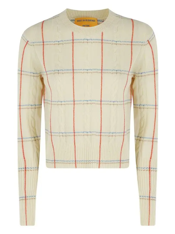 Guest In Residence Shrunken Jersey Cashmere Sweater - Multicolor