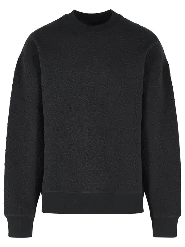 Amiri Ma Quad Cotton Blend Sweatshirt - Black