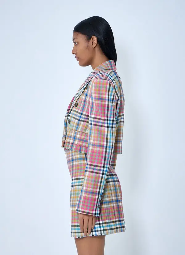 VIVIENNE WESTWOOD Cropped Double-breasted Blazer