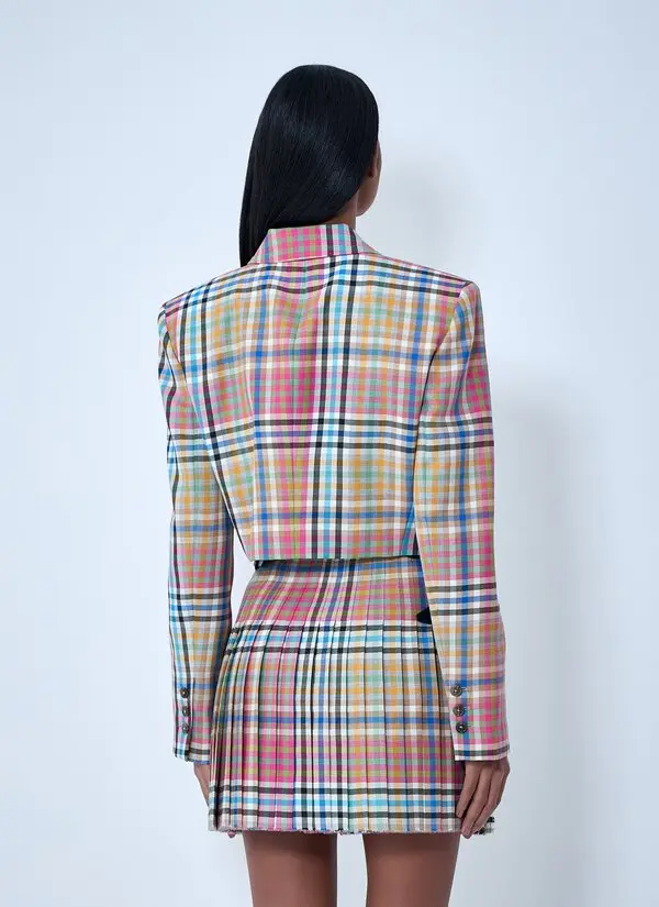 VIVIENNE WESTWOOD Cropped Double-breasted Blazer