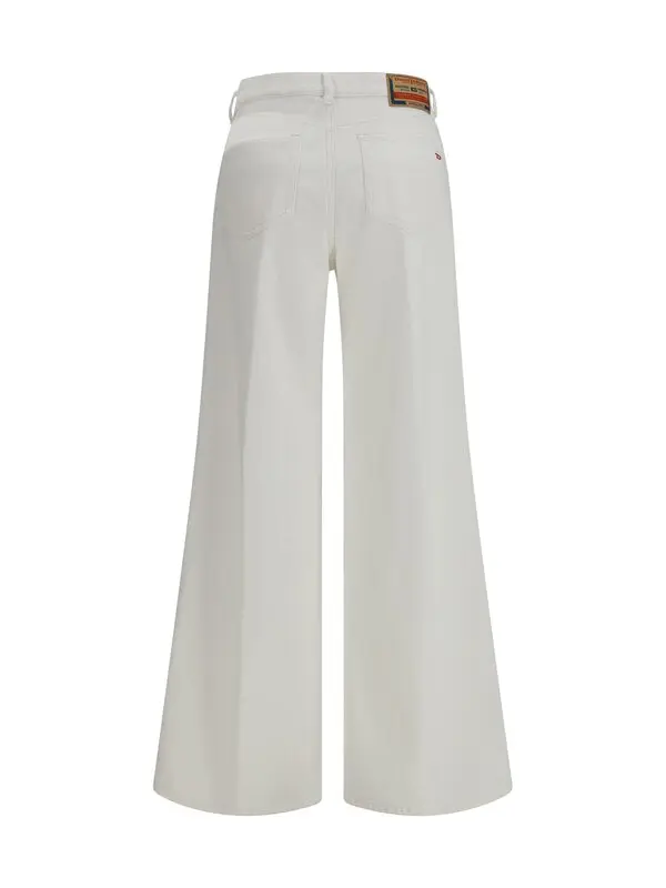 DIESEL® 1978 D-akemi Flare Jeans - White