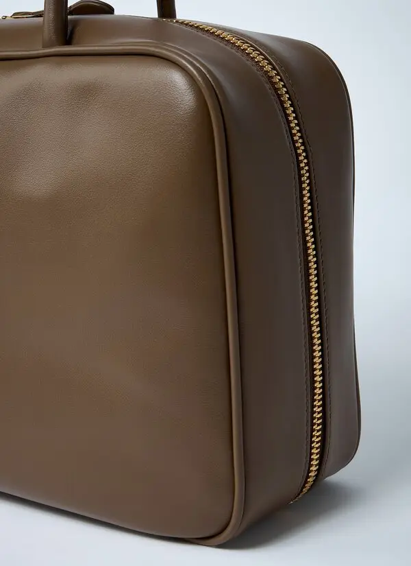 Miu Miu Beau Leather Shoulder Bag - Brown
