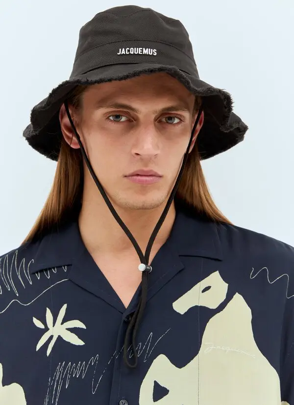 Jacquemus Le Bob Artichaut Bucket Hat - Black