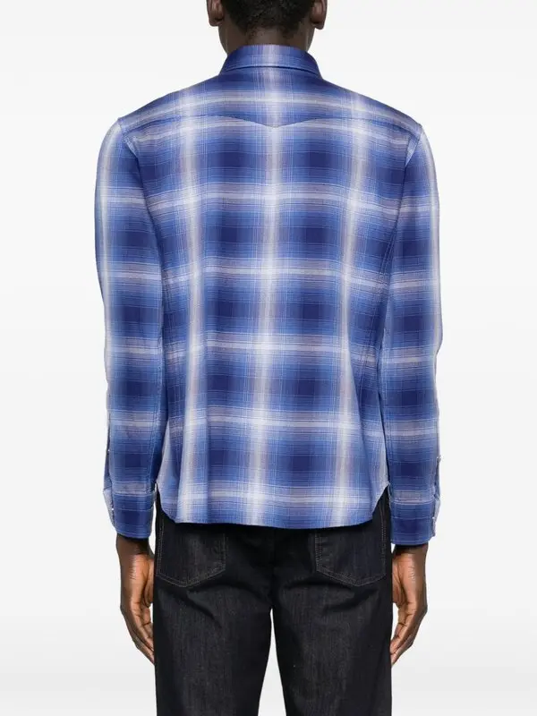 TOM FORD Cotton Checked Shirt - Multicolor