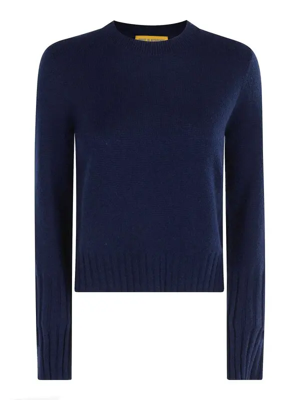Guest In Residence Shrunken Crew Jersey - Blue