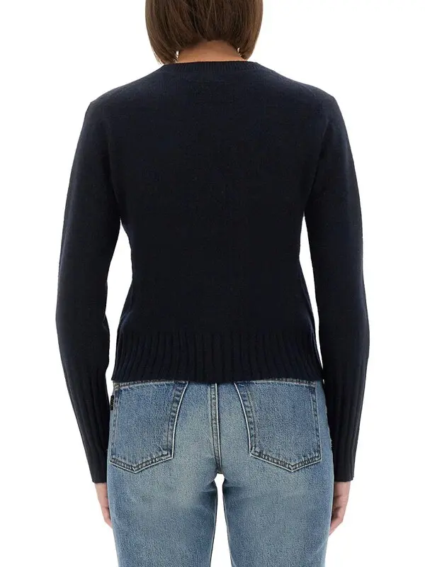 Guest In Residence Shrunken Crew Jersey - Blue