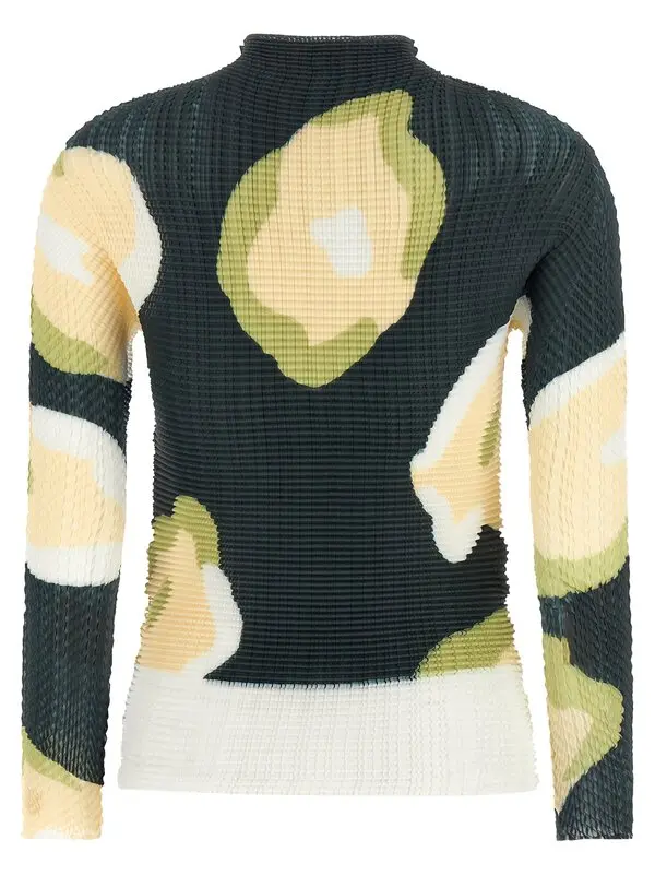 Issey Miyake Verve Pleats Long Sleeve Top
