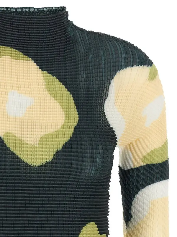 Issey Miyake Verve Pleats Long Sleeve Top
