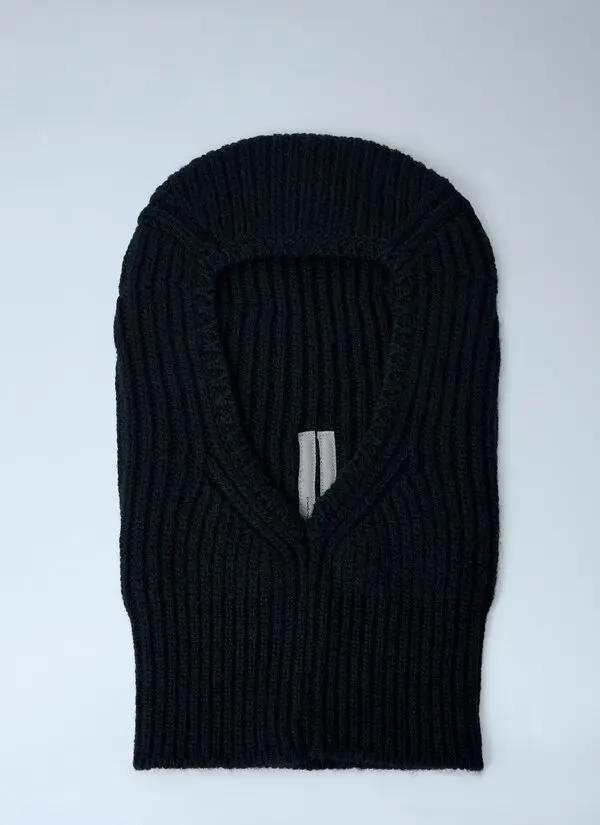 Rick Owens Sphinx Skull Balaclava - Black