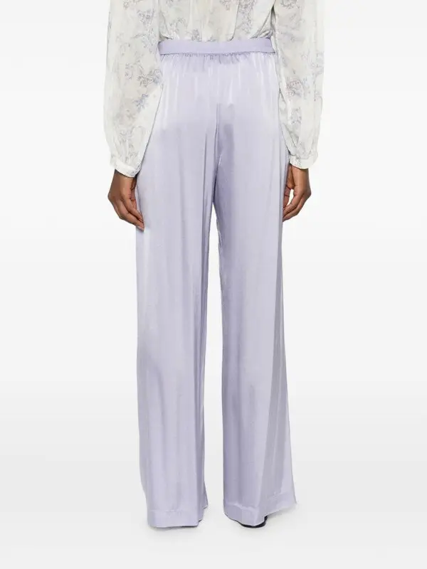 FORTE_FORTE Silk Satin Trousers
