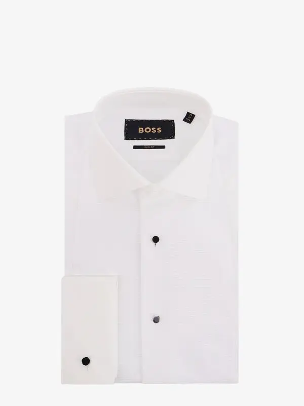 BOSS Cotton Shirt - White