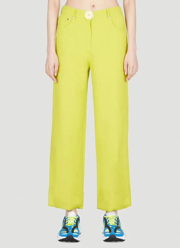 Stella McCartney Maxi Button Pants - Yellow
