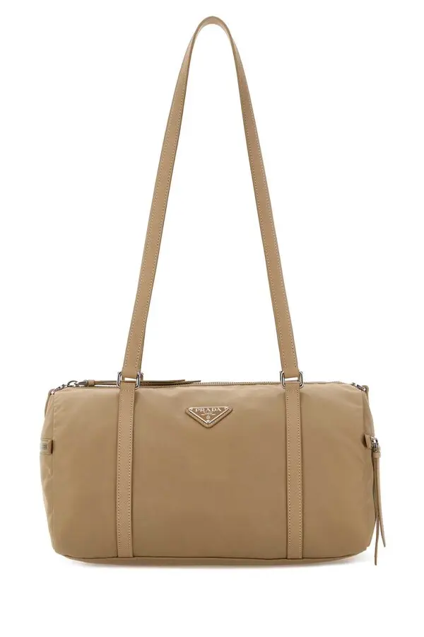 Prada Re-nylon Large Shoulder Bag - Brown