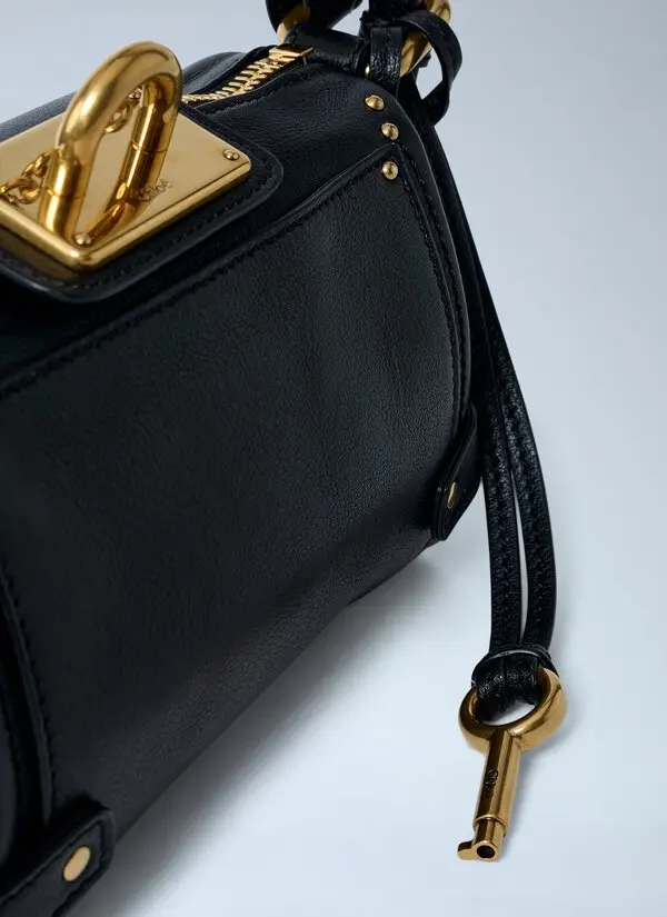 Chloé Small Paddington Chain Shoulder Bag - Black