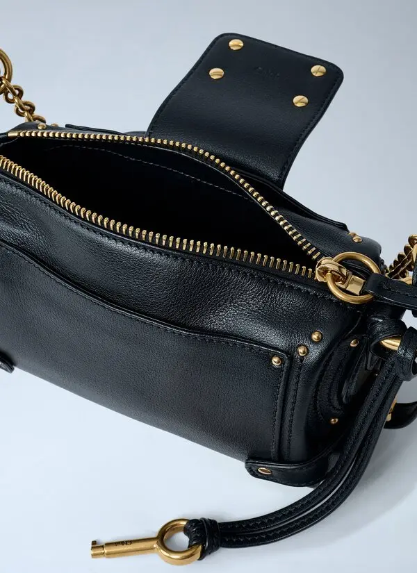 Chloé Small Paddington Chain Shoulder Bag - Black