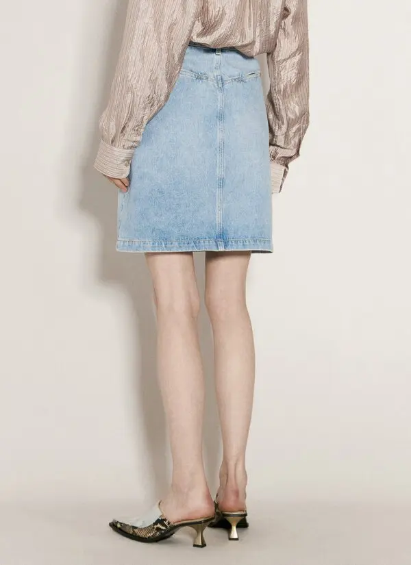 Martine Rose Narrow Front Mini Skirt