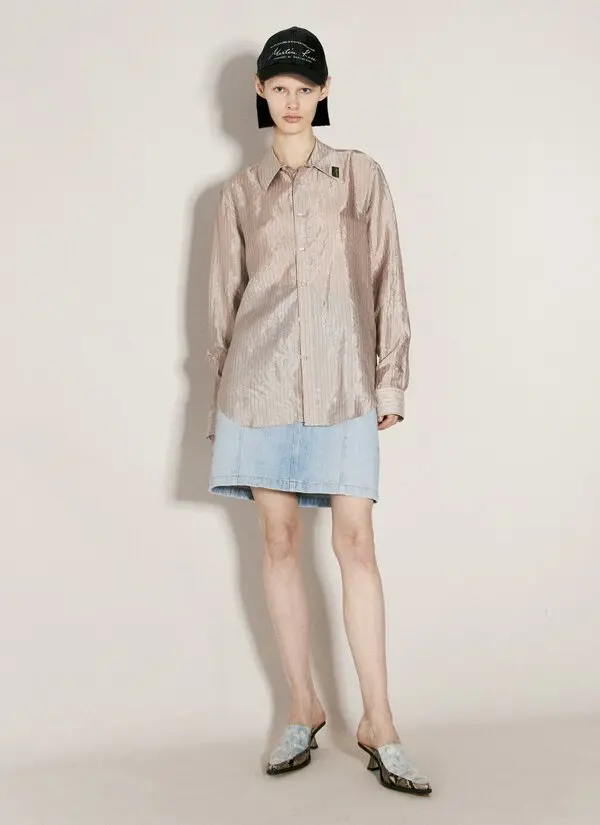 Martine Rose Narrow Front Mini Skirt