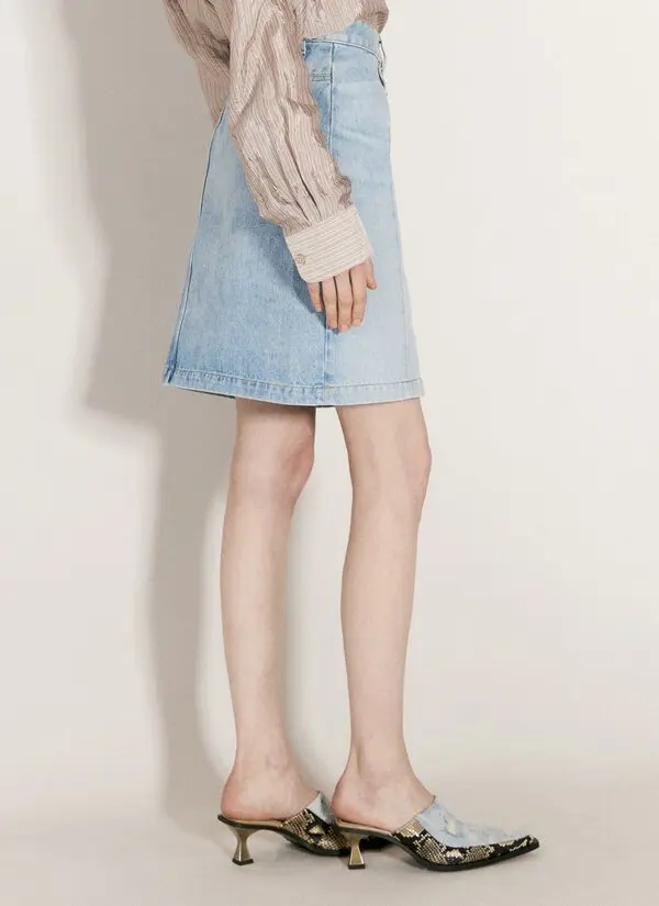 Martine Rose Narrow Front Mini Skirt