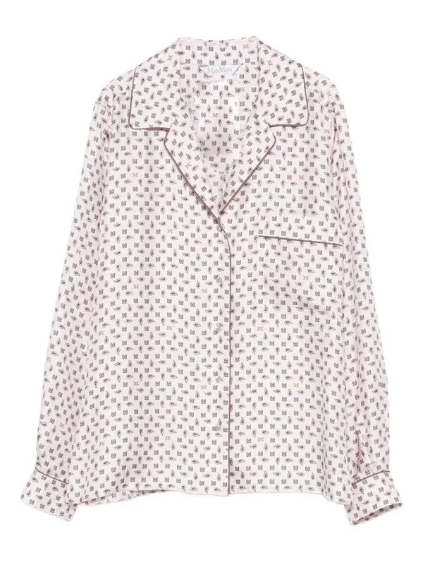 Max Mara Silk Printed Shirt - Multicolor