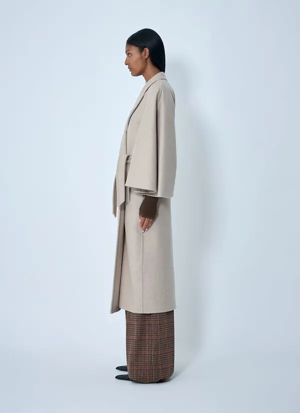 Max Mara Long Cashmere Coat - Cream
