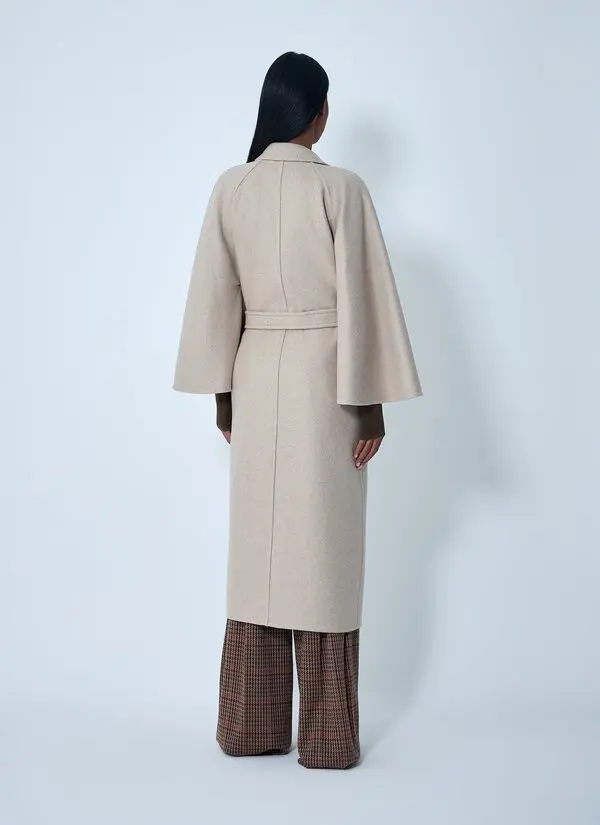 Max Mara Long Cashmere Coat - Cream